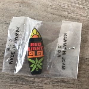 bud light | Other | 99s Bud Light Surfboard Colorful Enamel Pin | Poshmark